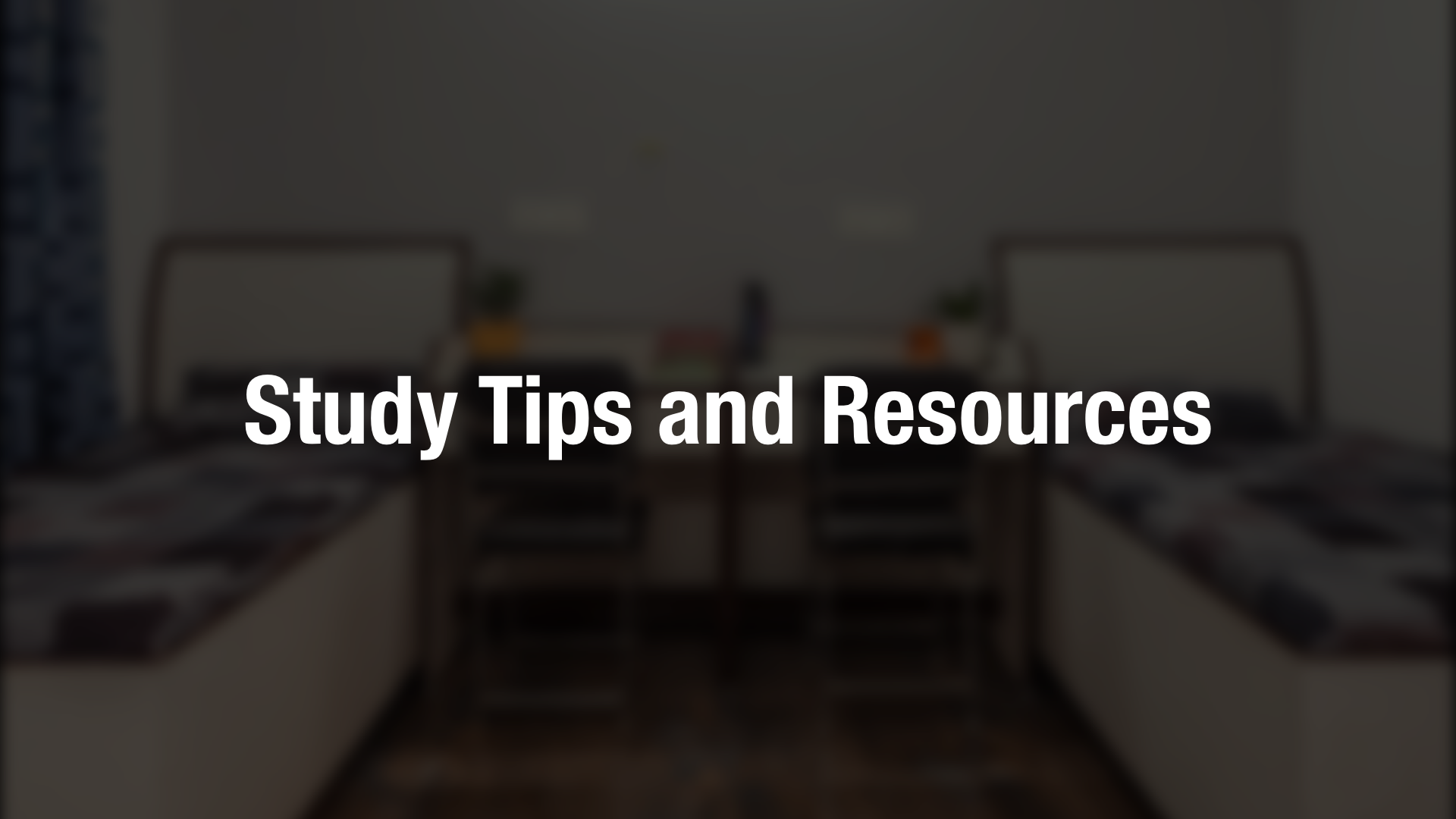 Essential Study Tips and Resources for Hostel Residents