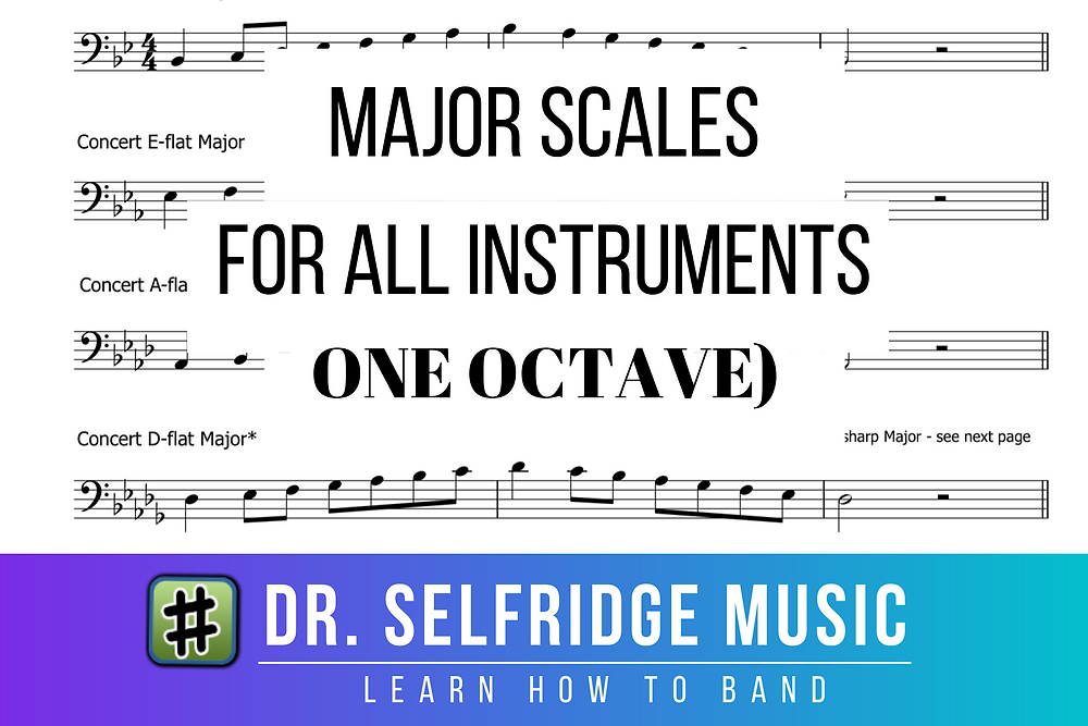 Free Download: One Octave Major Scales – All Instruments