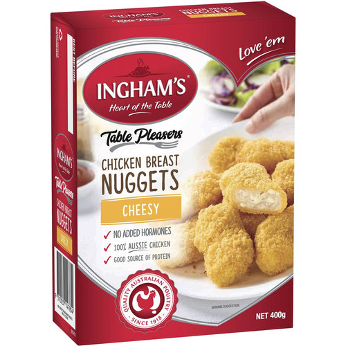 Ingham's Chicken Cheesy Nuggets 400g | Zula Getz