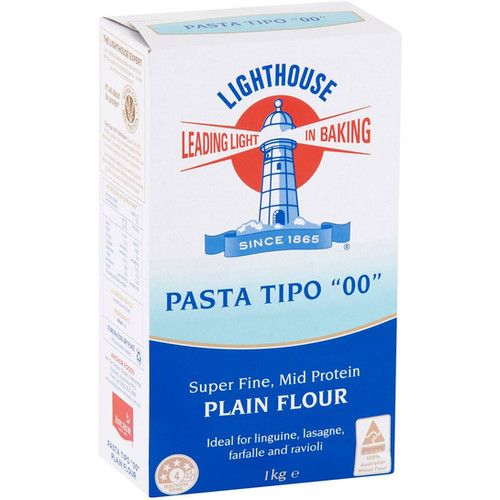 Lighthouse Plain Flour For Pasta Tipo "00" 1kg | Zula Getz