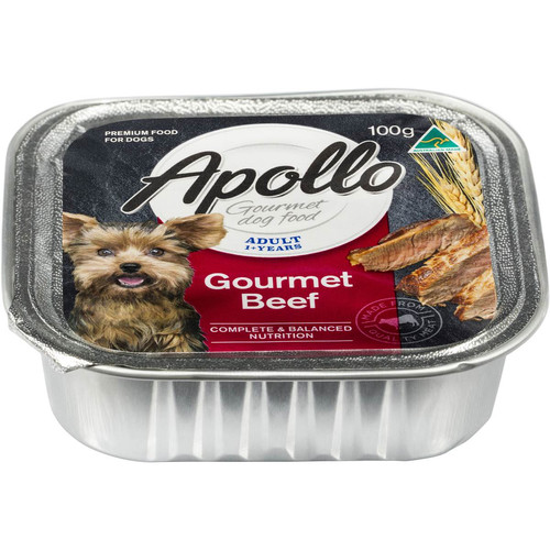 Apollo Adult Dog Food Gourmet Beef 100g | Zula Getz