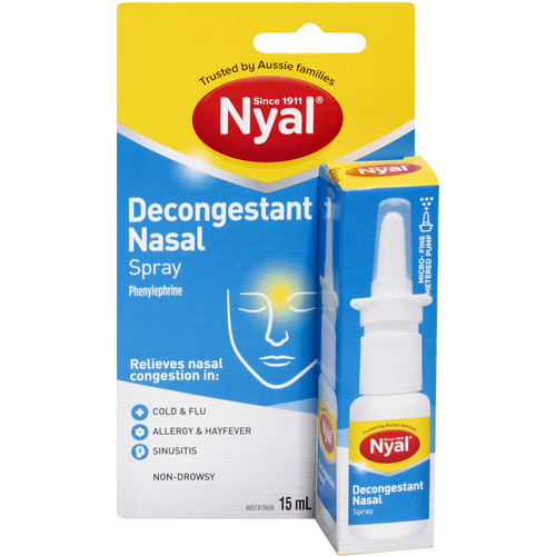 Nyal Decongestant Nasal Spray 15ml | Zula Getz