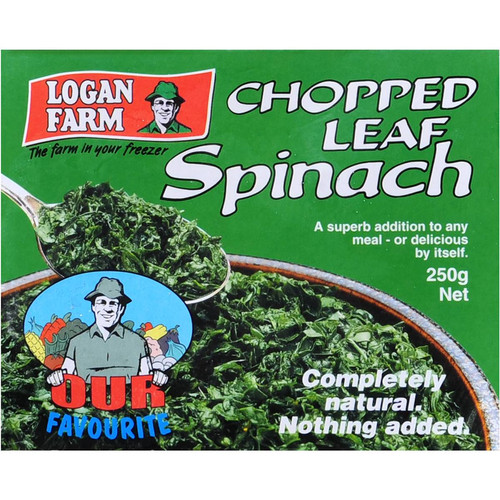 Logan Farm Chopped Leaf Spinach 250g | Zula Getz
