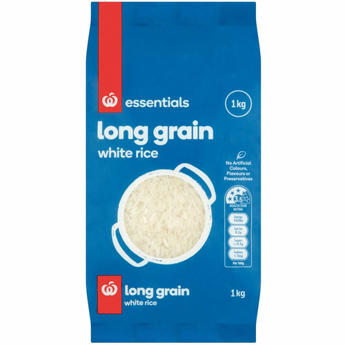 Woolworths White Rice Long Grain 1kg | Zula Getz