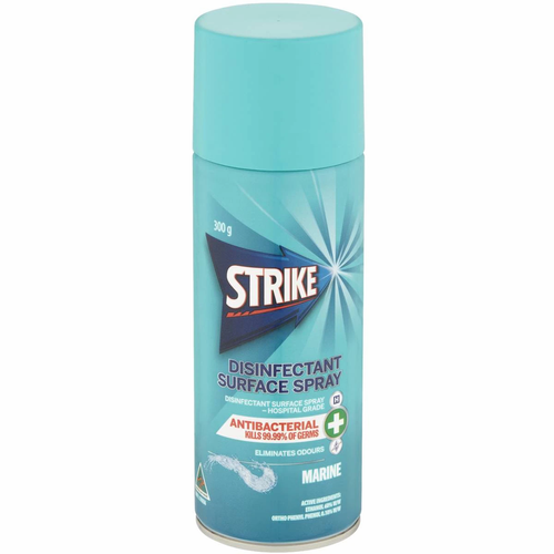 Strike Aerosol Disinfectant Hospital Grade Marine Fresh 300g | Zula Getz
