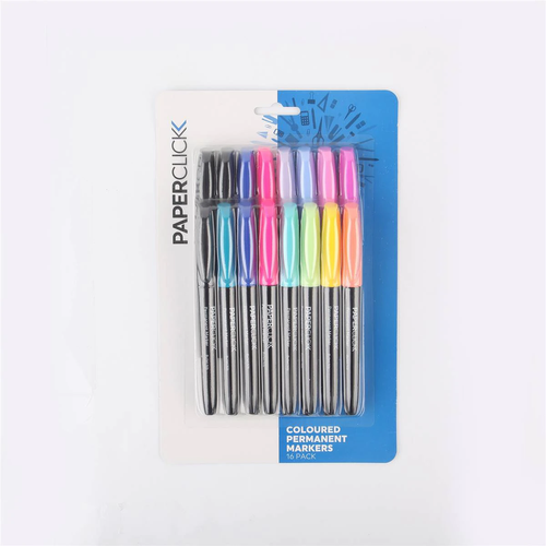 Paperclick Colour Permanent Marker 16 pack | Zula Getz