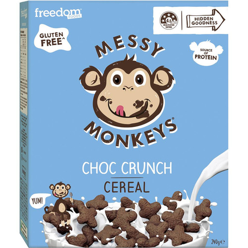 Messy Monkeys Choc Crunch Cereal 240g | Zula Getz