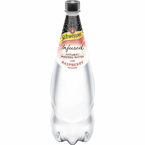 Schweppes Infused Natural Mineral Water With Raspberry 1.1l | Zula Getz