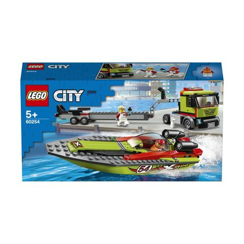 LEGO City Great Vehicles Race Boat Transporter - 60254 | Zula Getz