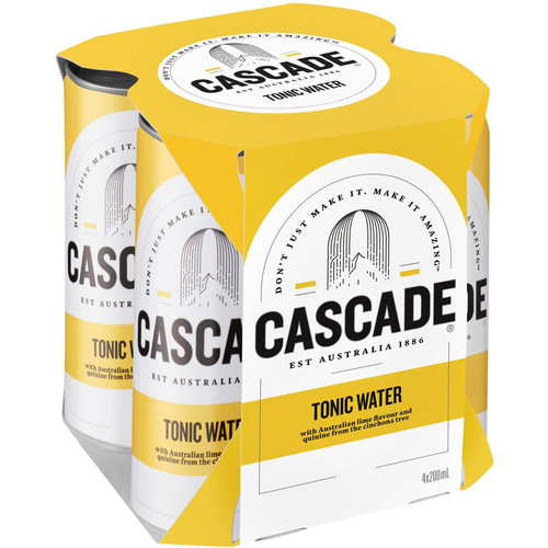 Cascade Tonic Water Cans 4x200ml | Zula Getz