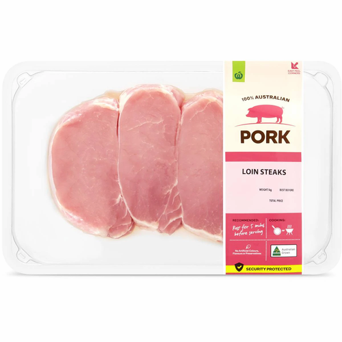Woolworths Loin Steaks Pork 500g | Zula Getz