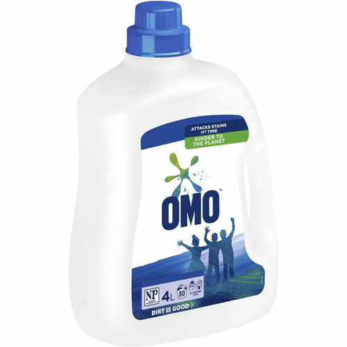 Omo Active Clean Laundry Liquid Detergent Front & Top Loader 4l | Zula Getz