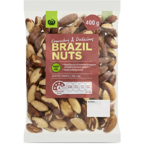Woolworths Brazil Nut Kernals 400g | Zula Getz