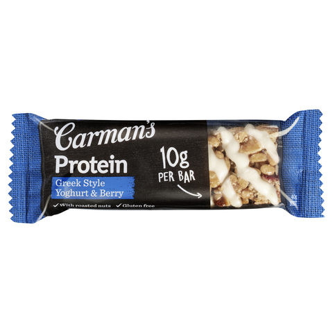 Carman's Greek Style Yoghurt and Berry Protein Bar 40g | Zula Getz