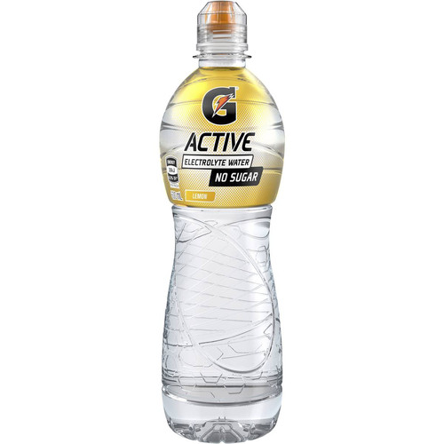 Gatorade G-active Electrolyte Water Lemon Flavoured No Sugar 600ml ...