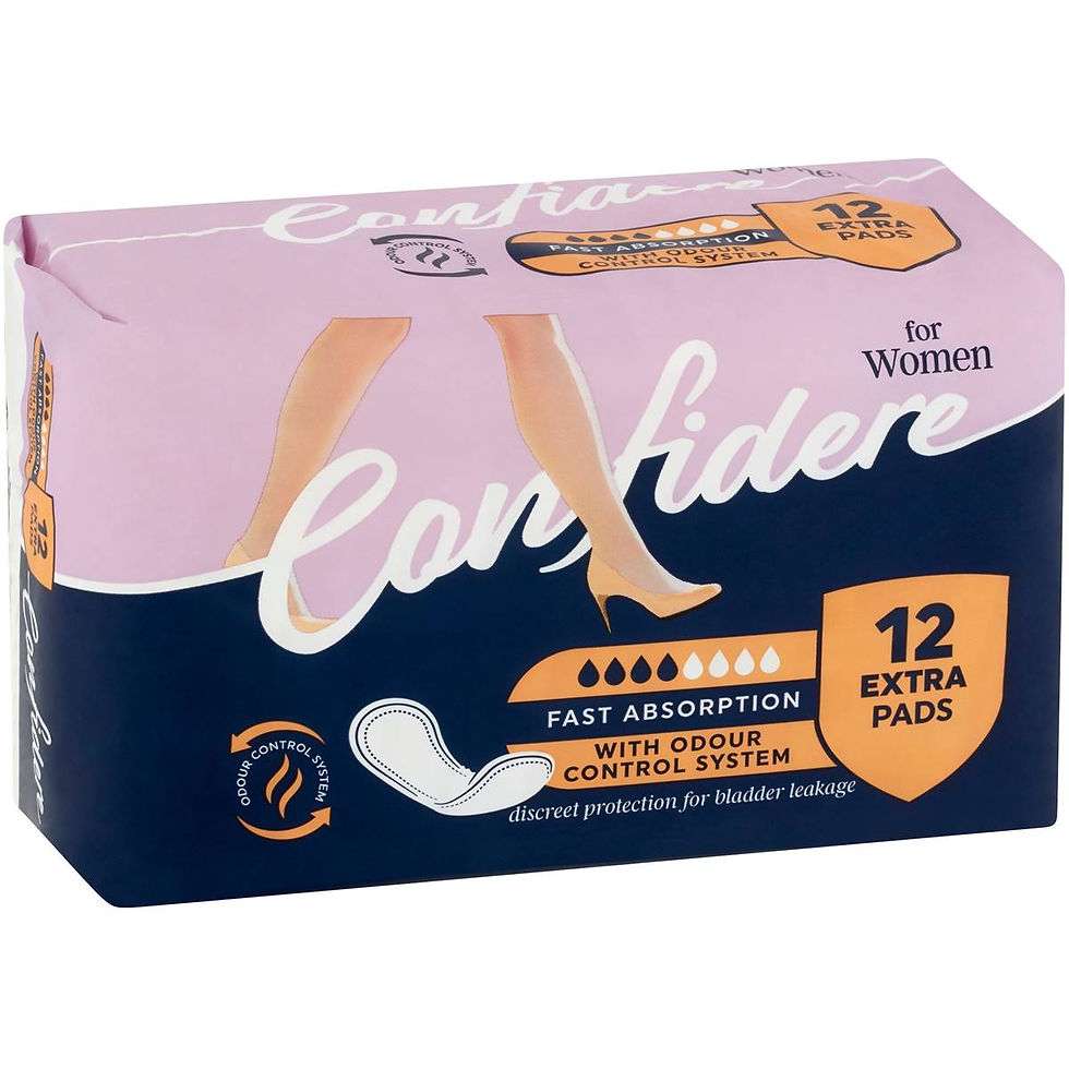 Confidere Incontinence Pads Extra 12pk | Zula Getz