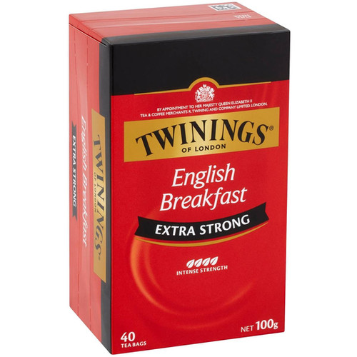 Twinings Extra Strong English Breakfast 40 pack | Zula Getz