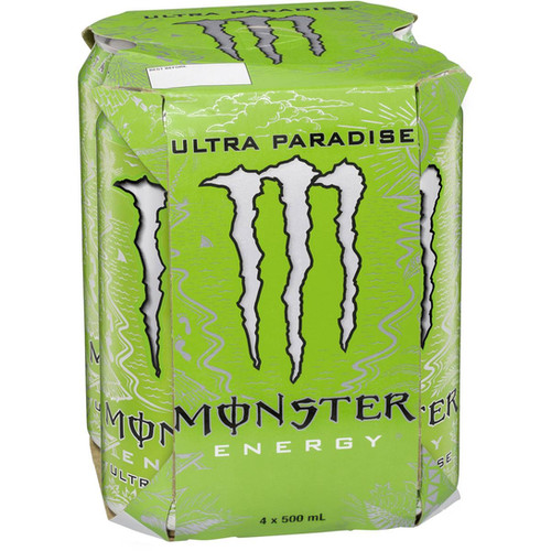 Monster Ultra Paradise Energy Drink 4 pack | Zula Getz