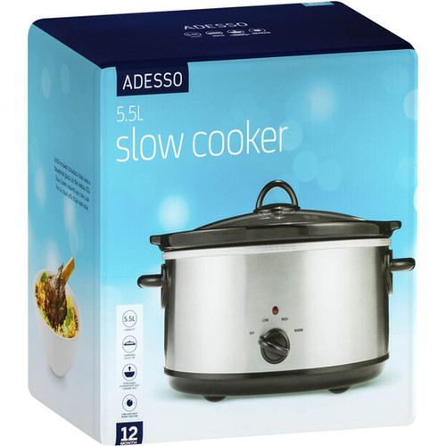 Adesso Slow Cooker 5.5l each | Zula Getz
