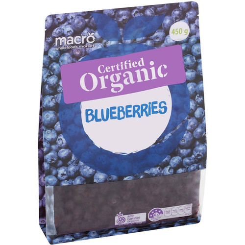 Macro Organic Frozen Blueberries 450g | Zula Getz