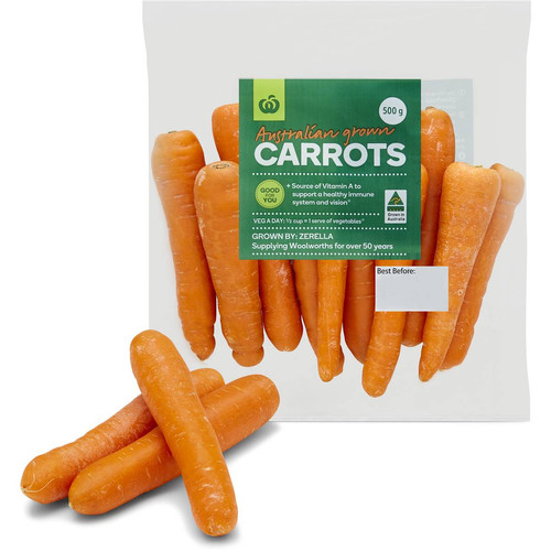 Woolworths Carrot Mini 500g | Zula Getz