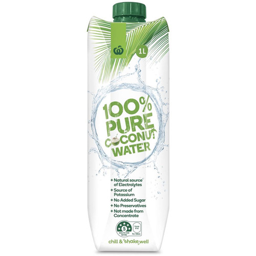 Woolworths 100% Pure Coconut Water 1l | Zula Getz