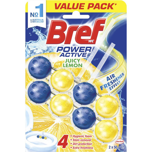 Bref Power Active Toilet Cleaner Lemon 2 pack | Zula Getz