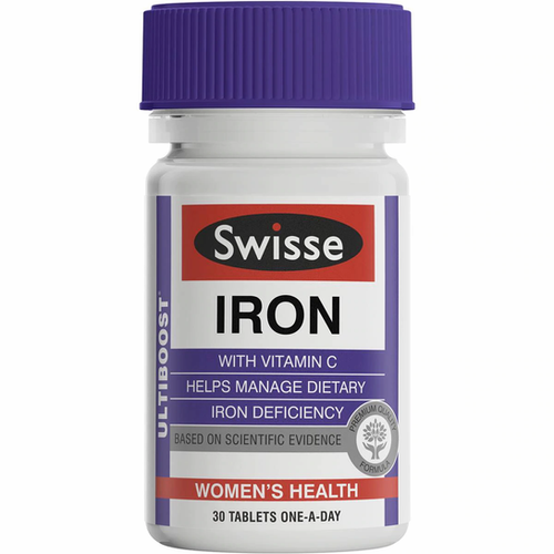 Swisse Ultiboost Iron Tabs 30 pack | Zula Getz