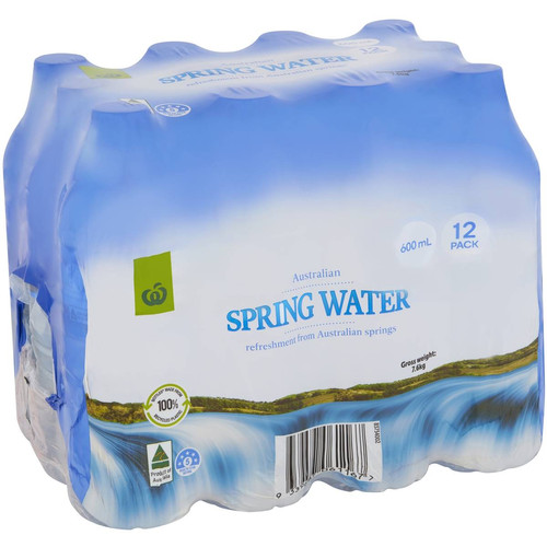 Woolworths Spring Water 12x600ml | Zula Getz