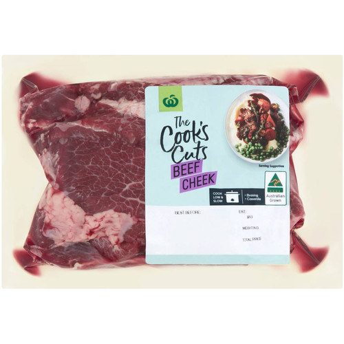 Woolworths The Cooks Cuts Beef Cheek 400g - 750g | Zula Getz