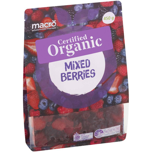 Macro Organic Frozen Mixed Berries 450g | Zula Getz