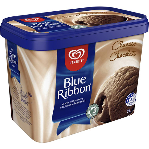 Streets Blue Ribbon Classic Chocolate Ice Cream 2l | Zula Getz
