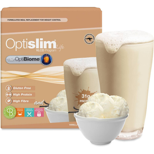 Optislim Life Optibiome Vanilla Shake 10 pack | Zula Getz