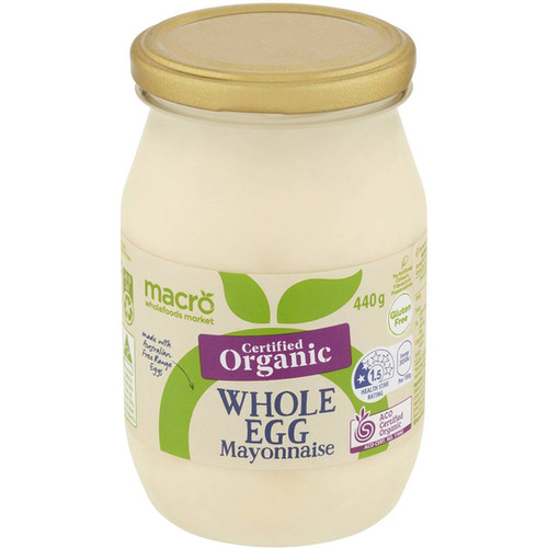 Macro Organic Whole Egg Mayonnaise 440g | Zula Getz