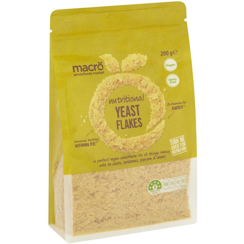 Macro Nutritional Yeast Flakes 200g | Zula Getz