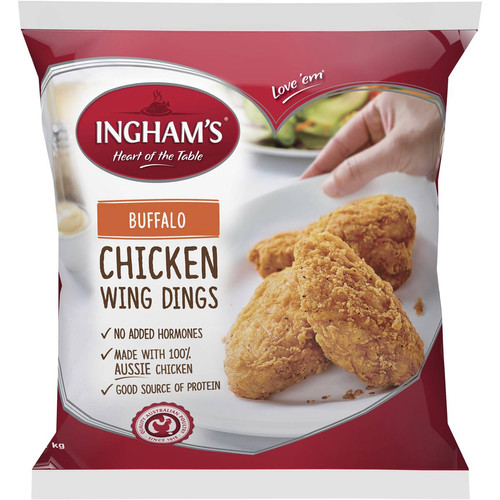 Ingham's Buffalo Chicken Wing Dings 1kg | Zula Getz