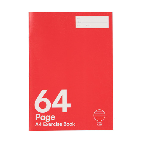 A4 Exercise Book - 64 Pages | Zula Getz