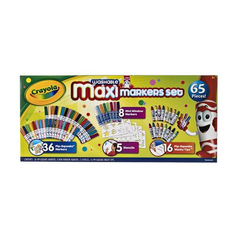 Crayola 65 Piece Maxi Markers Set | Zula Getz