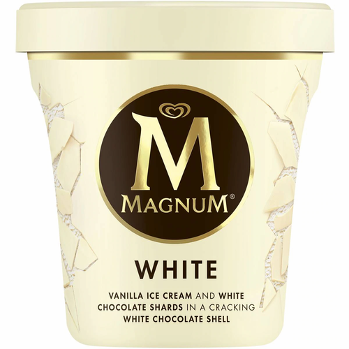Magnum Tub Ice Cream White 440ml | Zula Getz