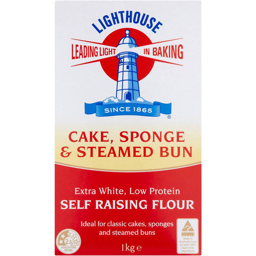 Lighthouse Sponge Cake & Steamed Bun Self Raising Flour 1kg | Zula Getz