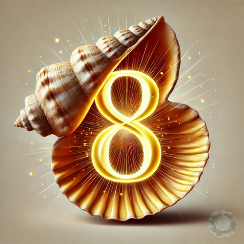Numerología 8 | Concha numerológica | Simbología | Desarrollo personal ...