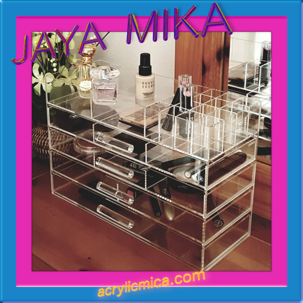 Akrilik Bening Untuk Rak Kosmetik