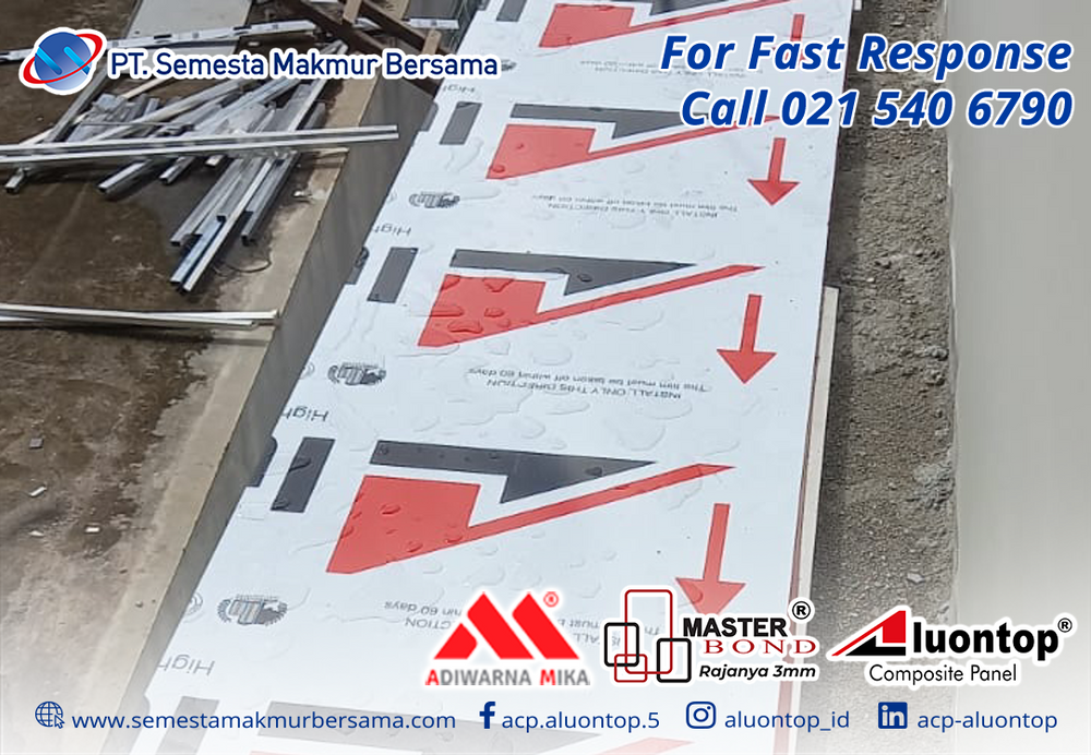 ACP Aluontop cocok digunakan sebagai material untuk atap bangunan Anda