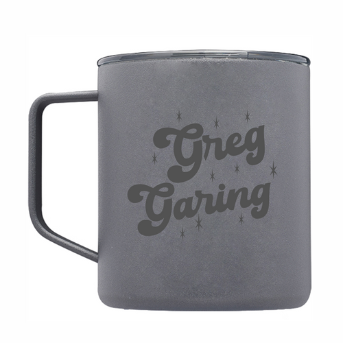 Greg Garing logo campfire mug | Greg Garing