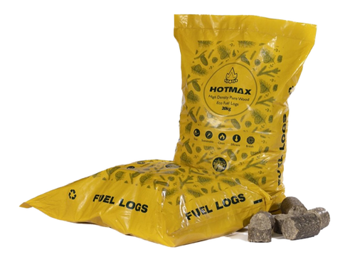 HOTMAX Fuel Logs 20KG Bag | FirewoodXpress