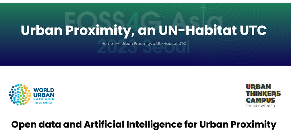 SAVE THE DATE: UTC-Open data and Artificial Intelligence for Urban ...