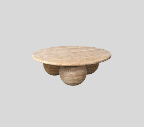 Travertine Pearl Table | J.AlexanderFurniture