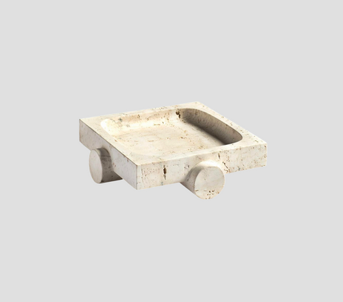 Travertine Change Dish | J.AlexanderFurniture