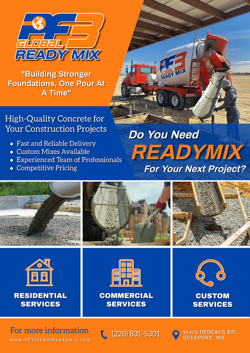 PF3 Global ReadyMix | Concrete | Harrison County, MS, USA