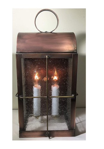 First Mate Solid Copper wall lamp, Outdoor, Antique copper, Handmade in ...